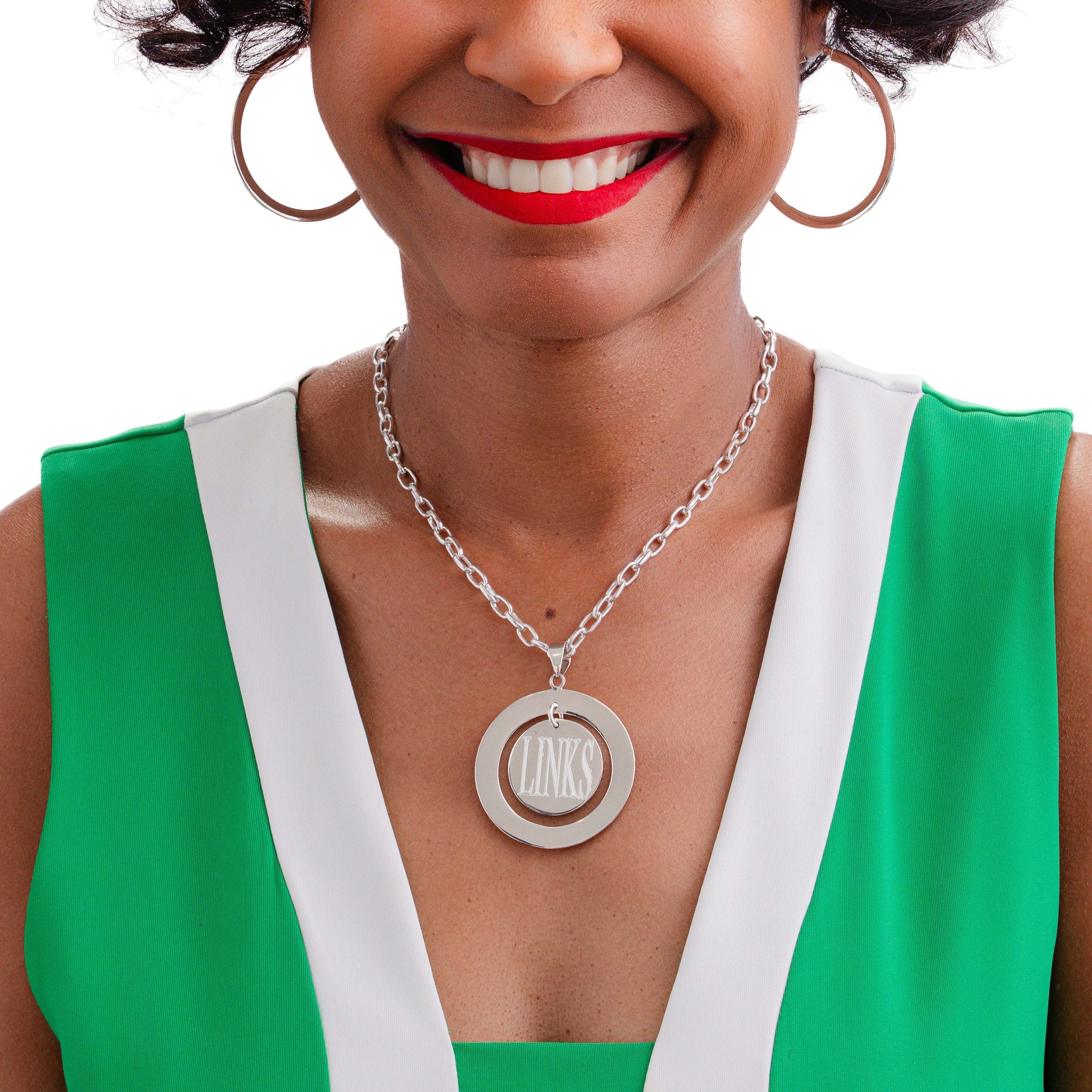 LINKS Halo Pendant Necklace – The Sterling Link